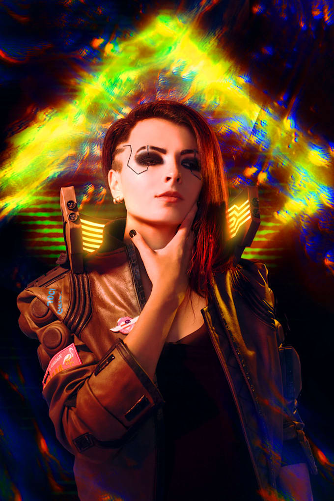 Draw cyberpunk style illustration for you by Irloomthieli | Fiverr