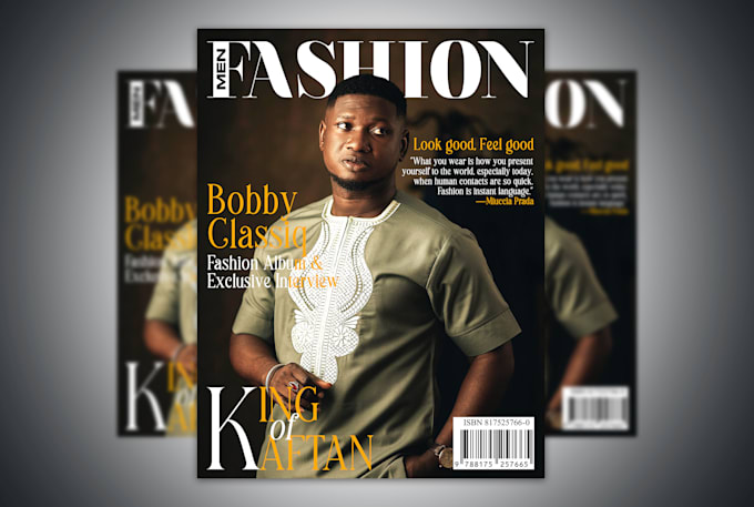 Create catchy magazine and book cover for your brand by Babaraheem | Fiverr