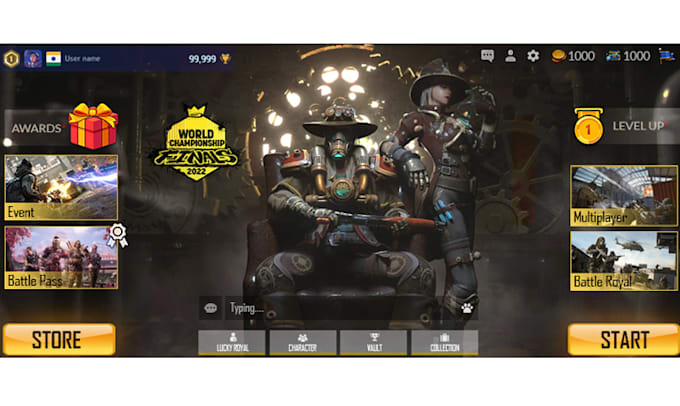 Create amazing game interface design for you by Mahbubstudio | Fiverr