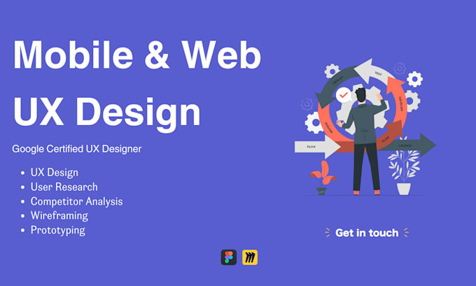 Work on the ux design of your web or mobile project by Nomadtobe | Fiverr