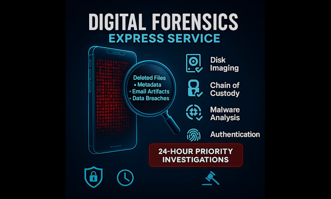 Do digital forensics, pdf, log, cybercrime investigation by Reponhossen | Fiverr