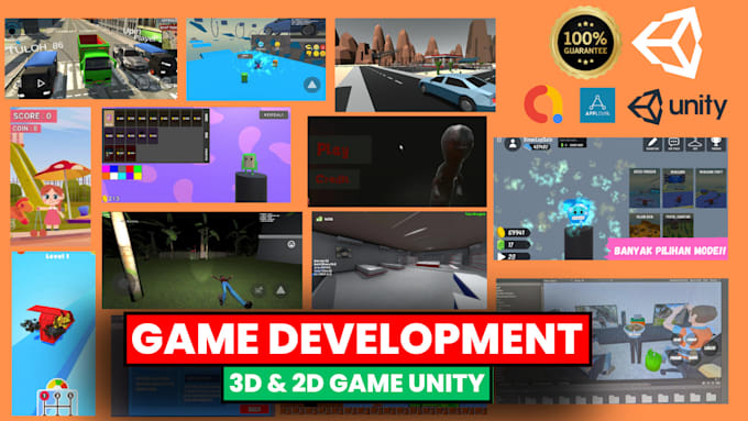 Develop 3d 2d games in unity for android pc and web by Dimas_developer ...