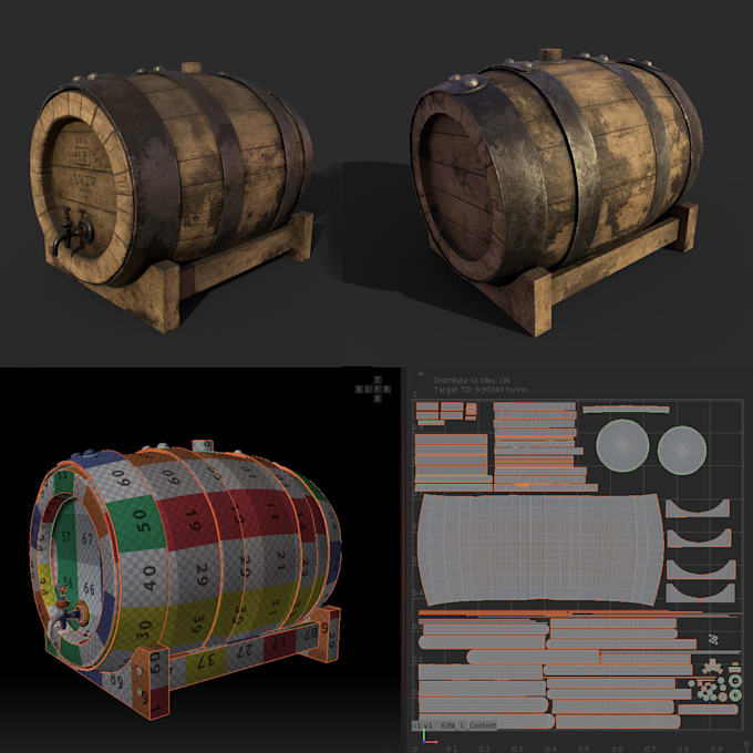 Make your uv mapping 3d model by Olex_vizzz | Fiverr