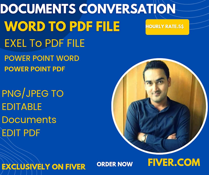 Convert word to pdf file by Sikandarse | Fiverr