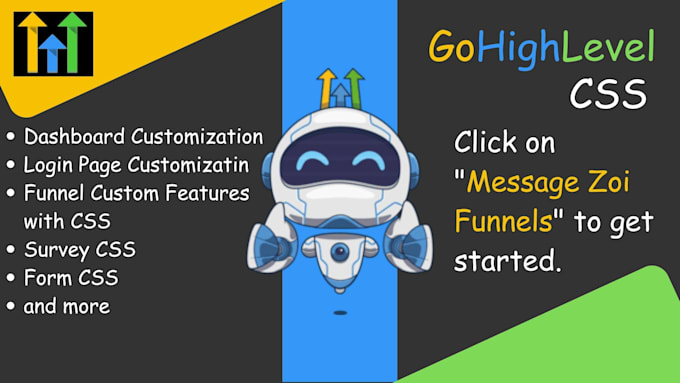 Do css code customization on ghl go high level accounts login page and funnels by Zoi489 | Fiverr