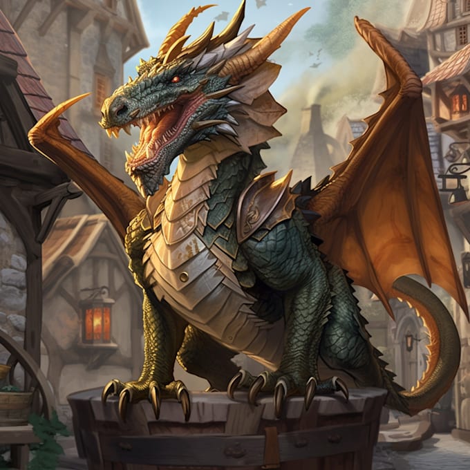 Create concept art for your dnd character and for your location for you ...