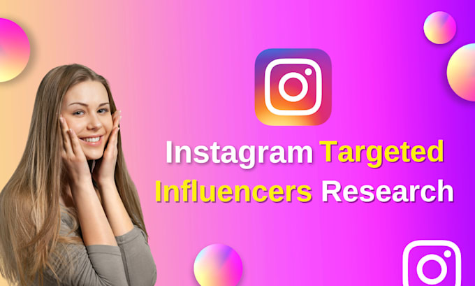 Do instagram influencers research for instagram influencer marketing by Dmrony | Fiverr