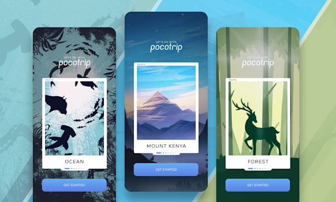 Design onboarding and splash screens for android and ios by Istiak_uiux ...