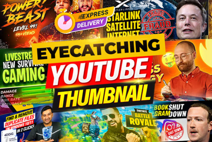 Design cashcow youtube thumbnails to skyrocket your views by Am_designx ...