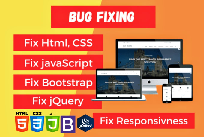 Fix bugs html css javascript, fix responsiveness by Aliqureshi47 | Fiverr Fix bugs html css javascript, fix responsiveness by Aliqureshi47 | Fiverr