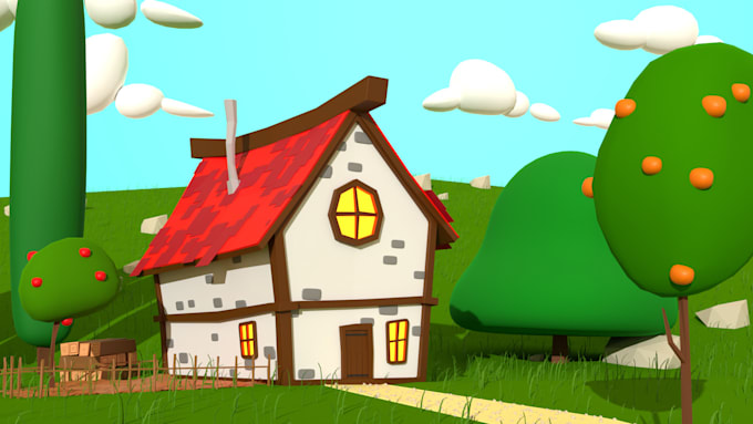 Do low poly assets for you games and animations by Asandotr | Fiverr