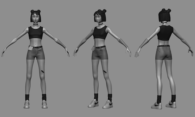 Model 3d character models for you by Judeskewed | Fiverr