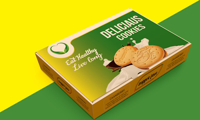 Product packaging,level and box design with 3d mock up by Dina896 | Fiverr