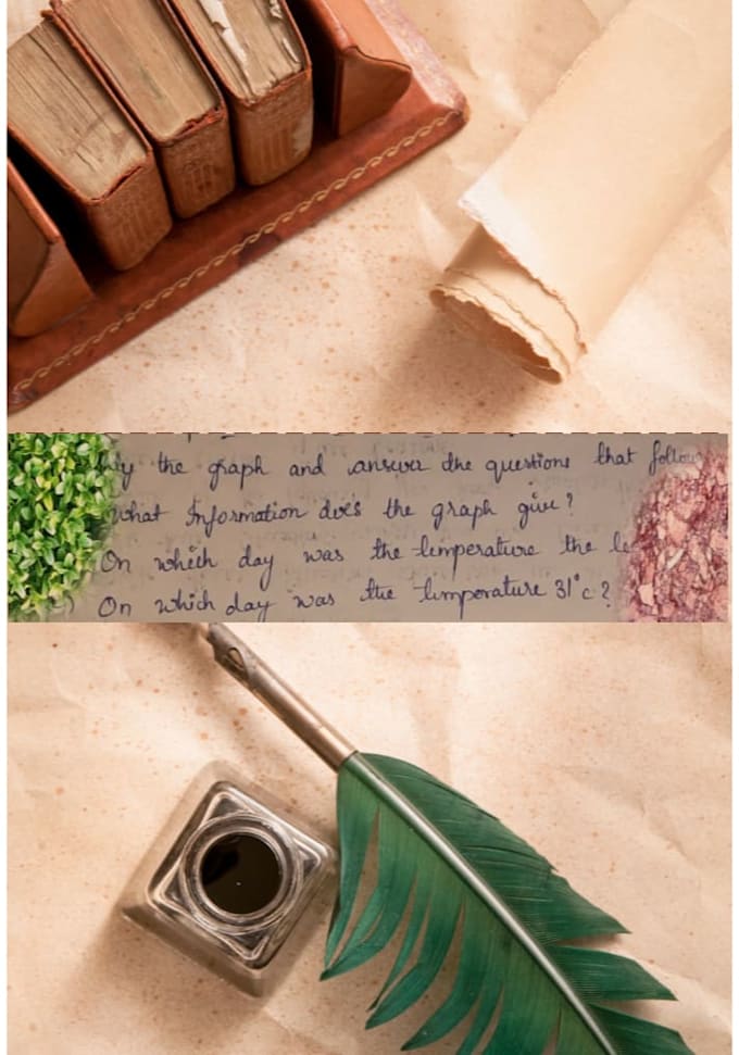 Handwrite the notes and mail them to you by Vidya988 | Fiverr