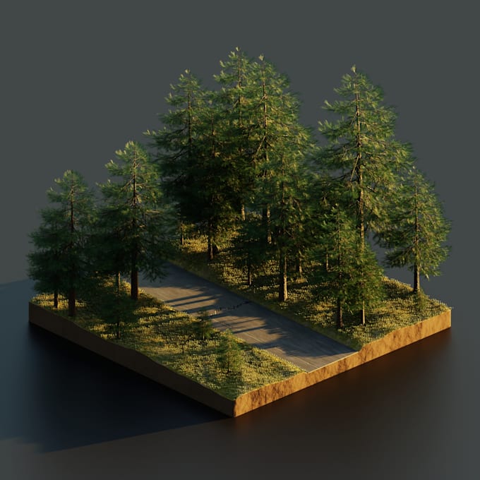 Create 3d isometric environment by Riz348 | Fiverr