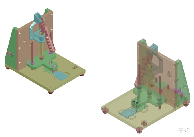 Do 2d cad drawing and 3d rendering for part or jig or fixture drawing ...