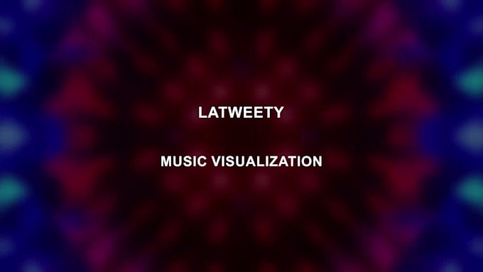 Make a personal visualization of your song by Latweety | Fiverr