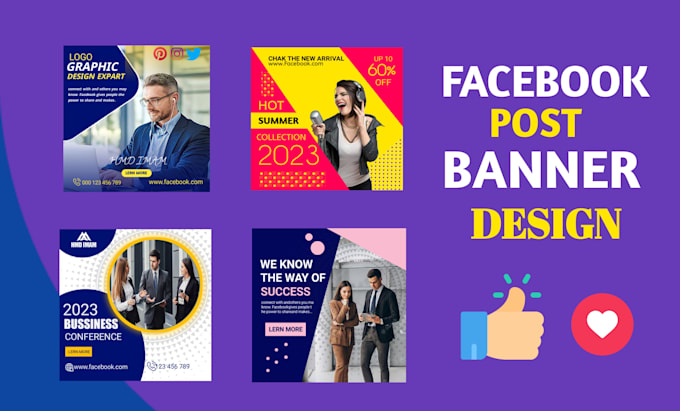 Design professional social media post banners by Designerimam11 | Fiverr