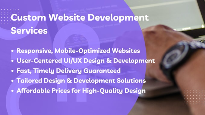 Design and develop a modern, responsive custom website by Vinod110516 ... Design and develop a modern, responsive custom website by Vinod110516 ...
