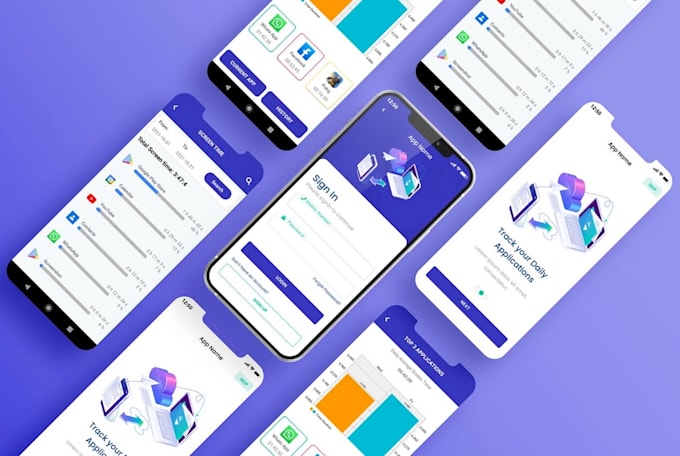 Design ui ux web template business website layout website landing page ...