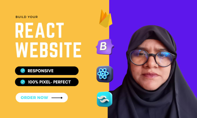 Build Modern Website Using Reactjs Tailwindcss Or Bootstrap By Webdevbarsha Fiverr