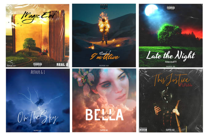 Create a creative album cover design for your music by Super_ao | Fiverr