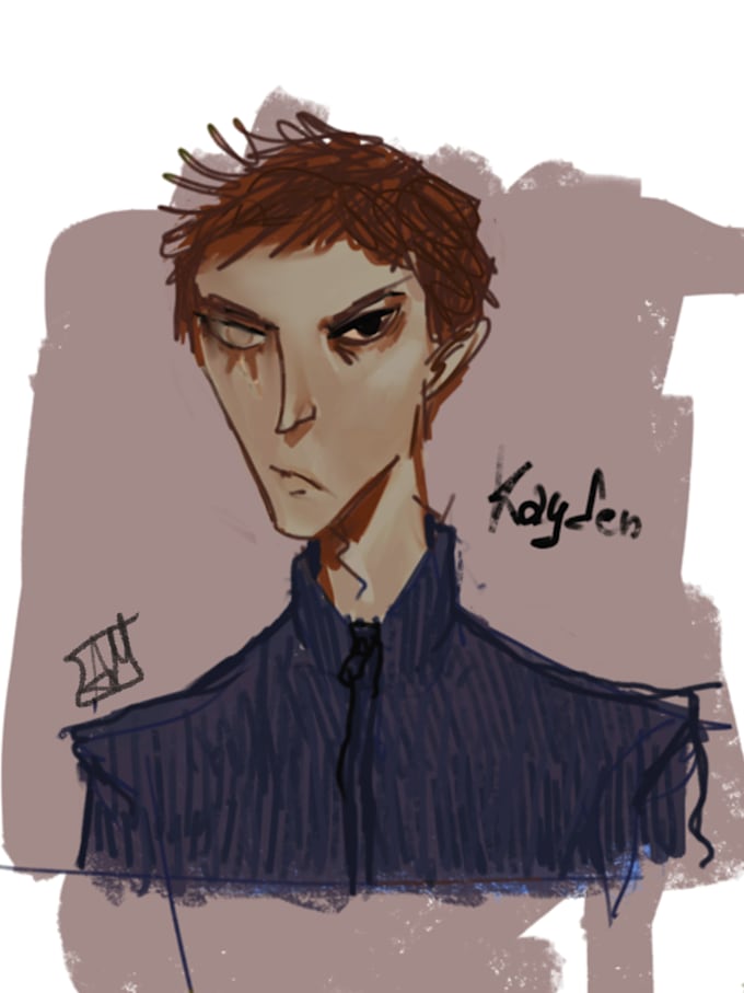 Draw your personal character by Speakingsilence | Fiverr