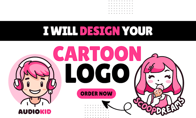 Design a unique and custom made cartoon logo in 24hrs by Jennrosemedia ...