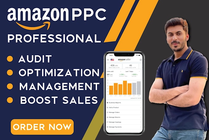 Setup, manage and optimize amazon ppc campaigns and sponsored ads by Colabwdaudzafar | Fiverr