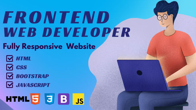 Create And Design Fully Responsive Website Using Html Css Bootstrap And Js By Moiz2622989 Fiverr