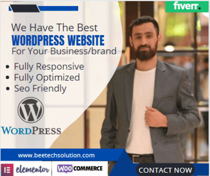Design a complete responsive website using elementor pro by Rahmatbaig | Fiverr
