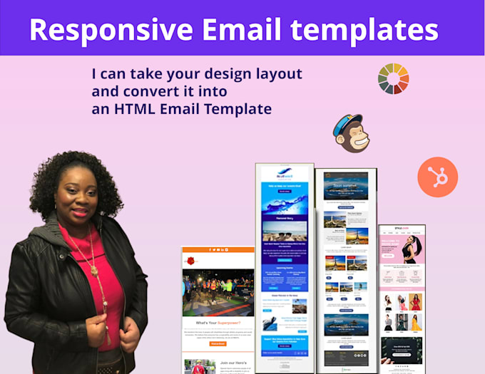 Take your design and create a responsive html email template by Alclar | Fiverr