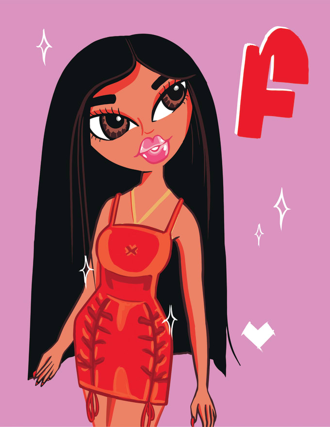 Create a bratz style custom portrait by Minmorris | Fiverr