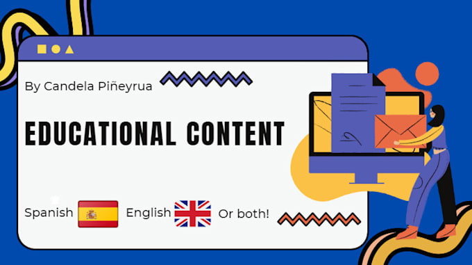 Create educational and teaching content by Candelapineyrua | Fiverr