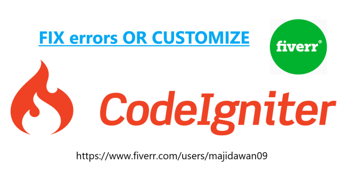Fix customize codeigniter website issues, errors, bugs by Majidawan09 ... Fix customize codeigniter website issues, errors, bugs by Majidawan09 ...