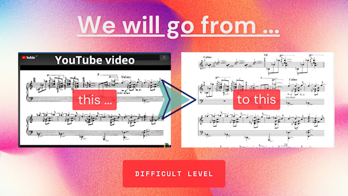 Copy your piano sheet music fast and accurate by Carla_ab | Fiverr