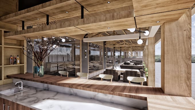 Design and render your 3d retail stores, shops, interior , and ...