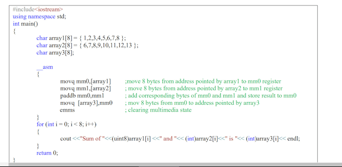 Do x86, x386, mips, inline assembly with c mmx, avx projects by ...