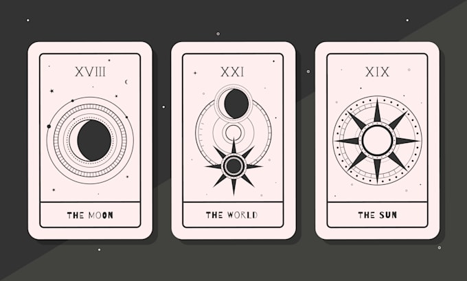 Draw unique esoteric or astrology vector illustration by Dashh_jpg | Fiverr