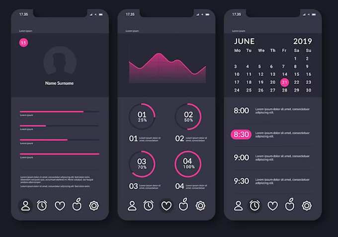 Do creative mobile app ui ux design for android by Maryamumar2022 | Fiverr