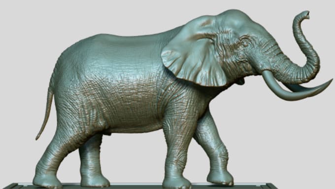 Sculpt realistic 3d animal modelling, animal character in 3d printing ...