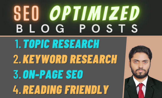 Create seo optimized blog posts that boost traffic by Khubaibkhawar ... Create seo optimized blog posts that boost traffic by Khubaibkhawar ...