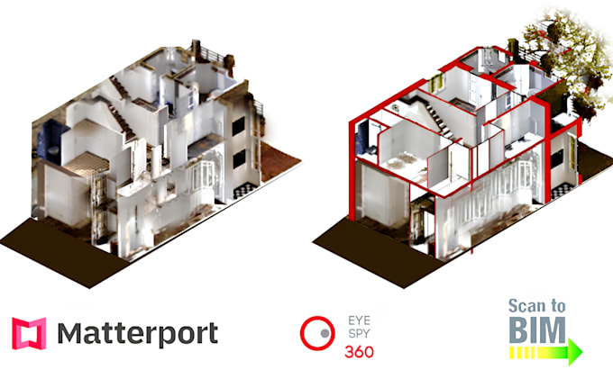 Convert point cloud matterport to bim rvt models, dwg, topography house plan by Arch_harshal ...