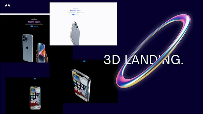 Create a 3d landing page to sell your product by Drpapus | Fiverr