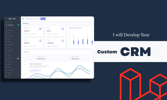 Build Custom Crm Using Html Css Js React Php Laravel By Ema1212 Fiverr
