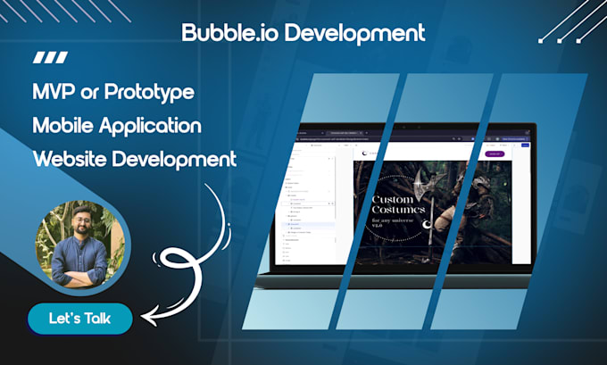 Seien sie ihr bubble-entwickler für den mvp-build