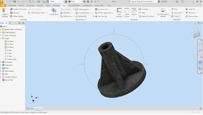Make solid models and drawings for you on autodesk inventor by ...