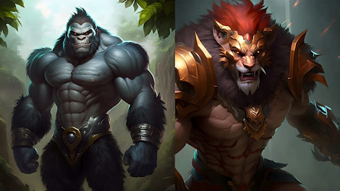 Create amazing ai league of legends type champions by Genieeai | Fiverr