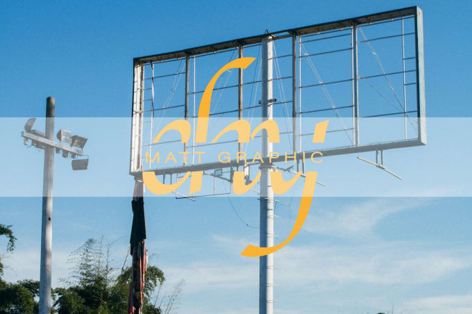 Create with you a 6x3 meter poster design for your ads on the city by ...