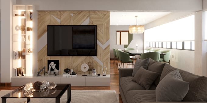 Make realistic renders of your interior space by Architecture777 | Fiverr